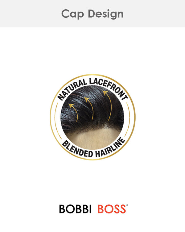 Riley | Lace Front Human Hair Wig by Bobbi Boss - ABC WIGS