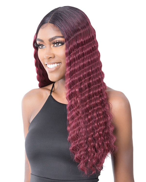 HD Lace Crimped Hair-3 | Lace Front & Lace Part Synthetic Wig by It's ...