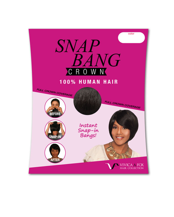 Snap Bangs Crown | Human Hair Wiglet by Vivica Fox - ABC WIGS